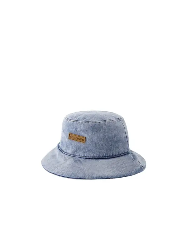Acne Studios Logo Patch Bucket Hat - Gray
