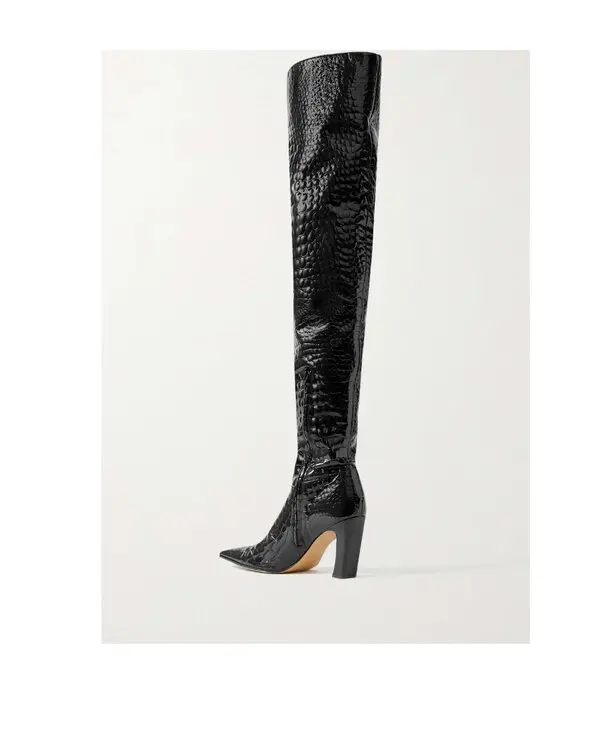 Khaite Marfa 50mm Knee-high Leather Boots