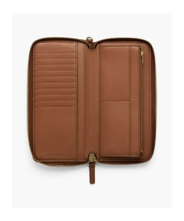 Marc Jacobs Continental Zipped Wallet - Brown