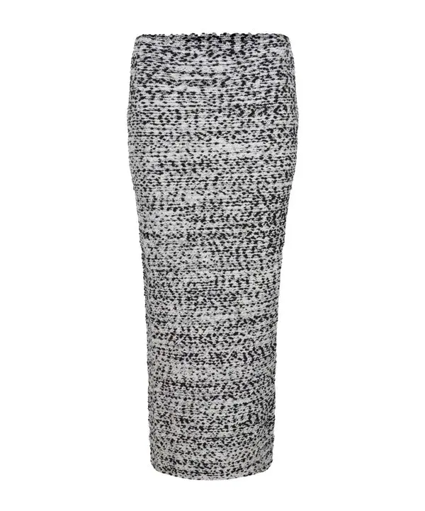 Alberta Ferretti Back Slit Midi Skirt