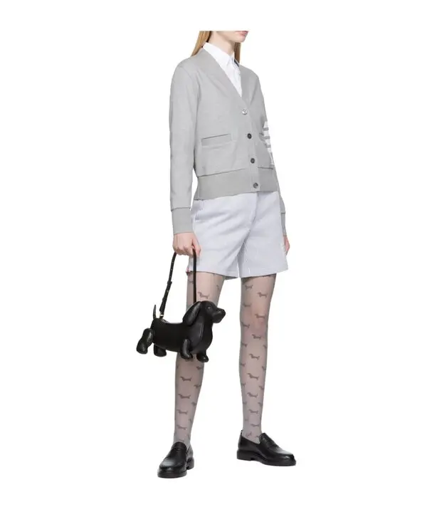 Thom Browne 4-bar Stripe V-neck Cardigan