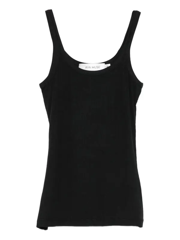 AYA MUSE Fine-ribbed Knit Tank Top