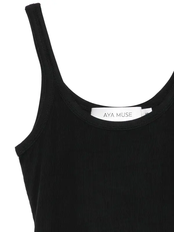 AYA MUSE Fine-ribbed Knit Tank Top