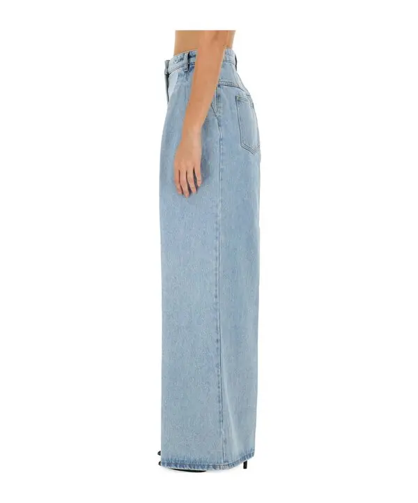 Nina Ricci Wide Leg Jeans - Blue