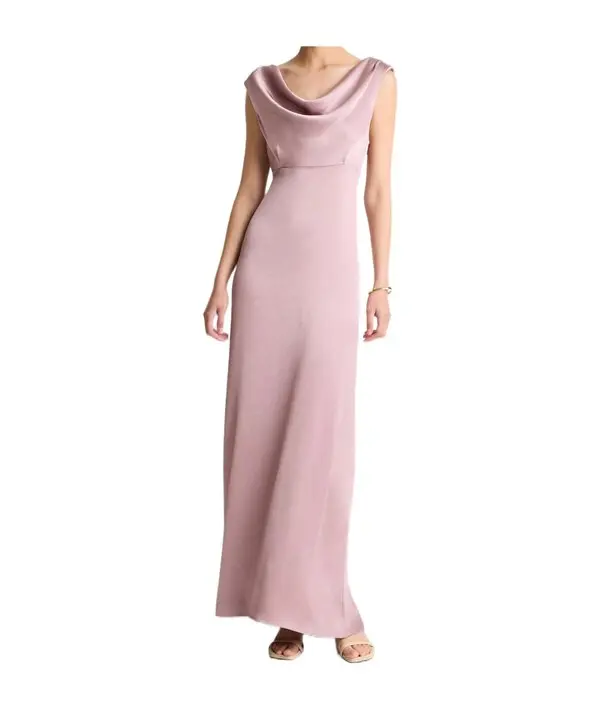 Vince Cowl Neck Sleeveless Maxi Dress
