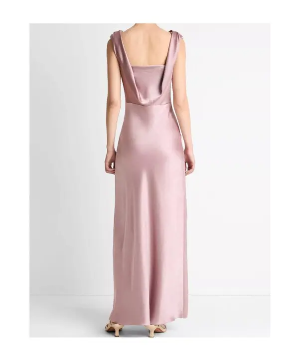 Vince Cowl Neck Sleeveless Maxi Dress