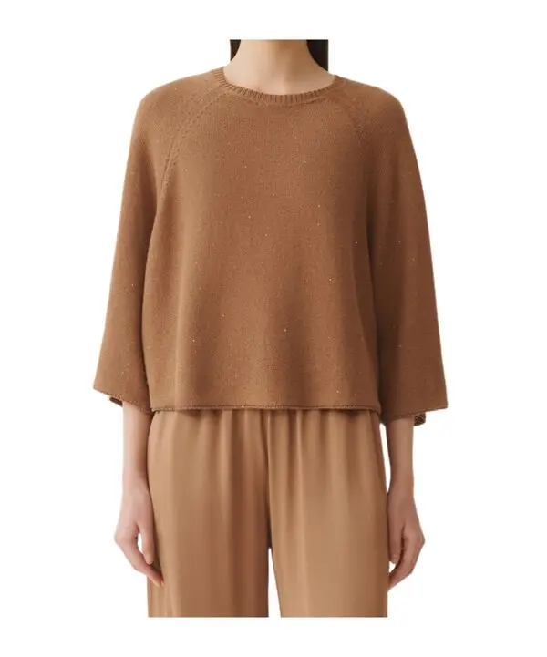 Fabiana Filippi Embellished Crew Neck Sweater