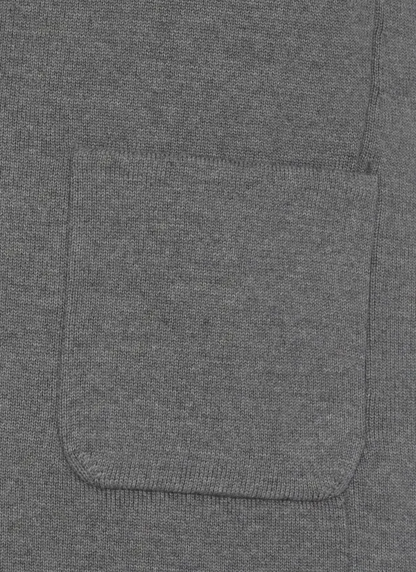 Thom Browne Four-bar Knitted Blazer - Medium Gray