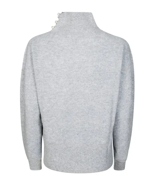 Liu Jo Beaded Puff Sleeve Jumper