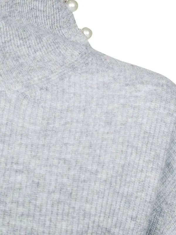 Liu Jo Beaded Puff Sleeve Jumper