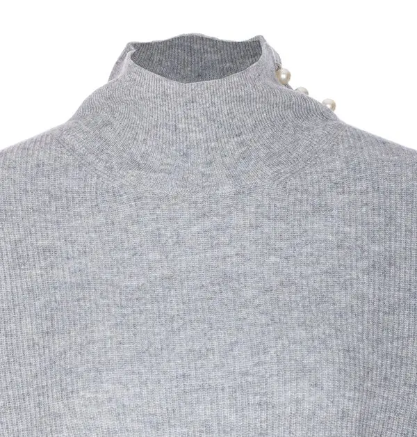 Liu Jo Beaded Puff Sleeve Jumper