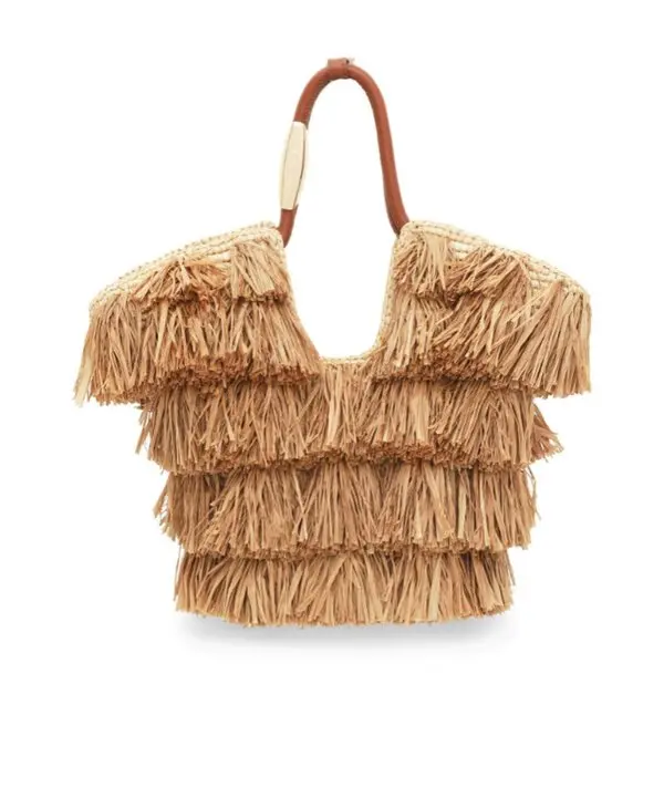 Zimmermann Small Goldentime Fringed Tote Bag - .tfst