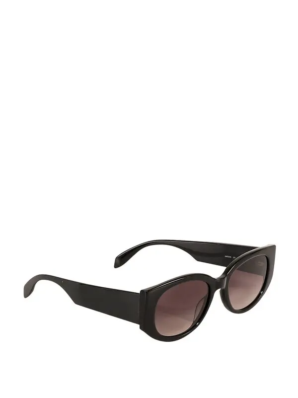 Alexander McQueen Oval Frame Sunglasses