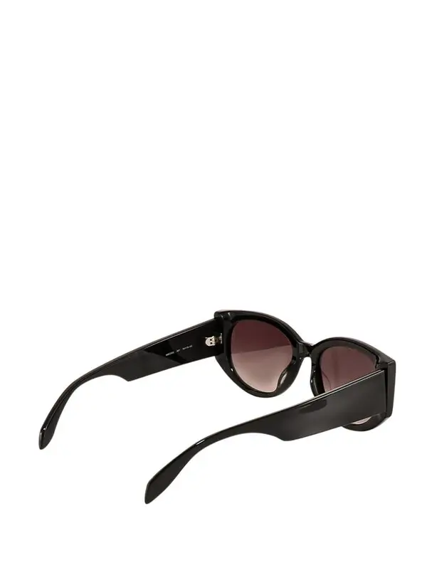 Alexander McQueen Oval Frame Sunglasses