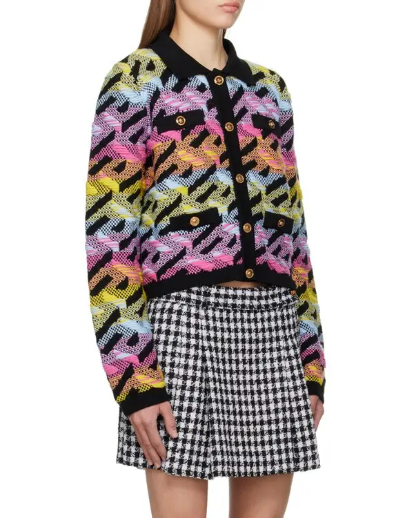 Versace Greca Pattern Button-up Jacket