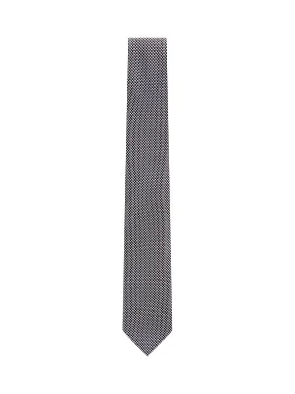 TOM FORD Jacquard Neck Tie - Gray