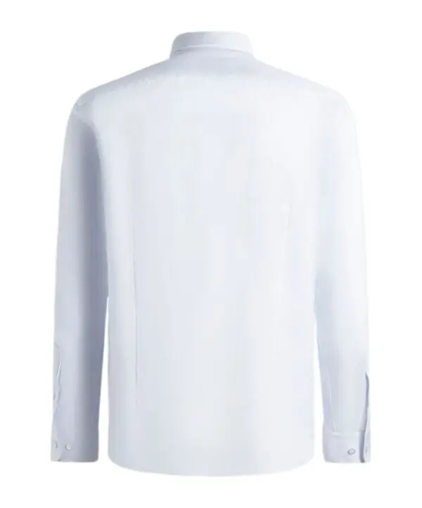 Etro Jacquard Button-up Shirt - Light Blue