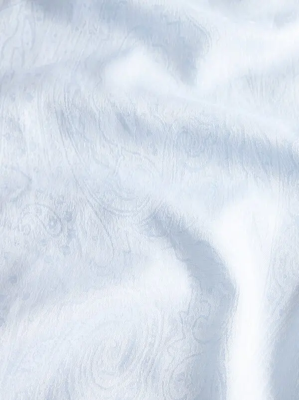 Etro Jacquard Button-up Shirt - Light Blue
