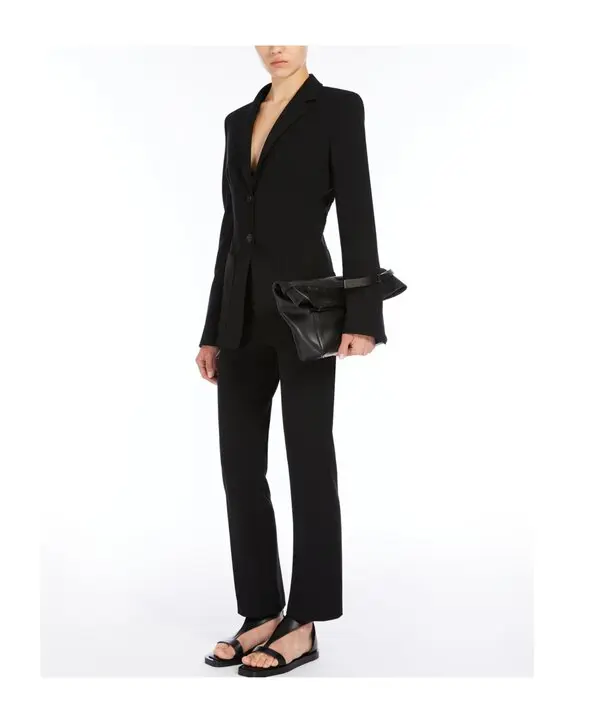 Max Mara Single-breasted Open Back Jacket