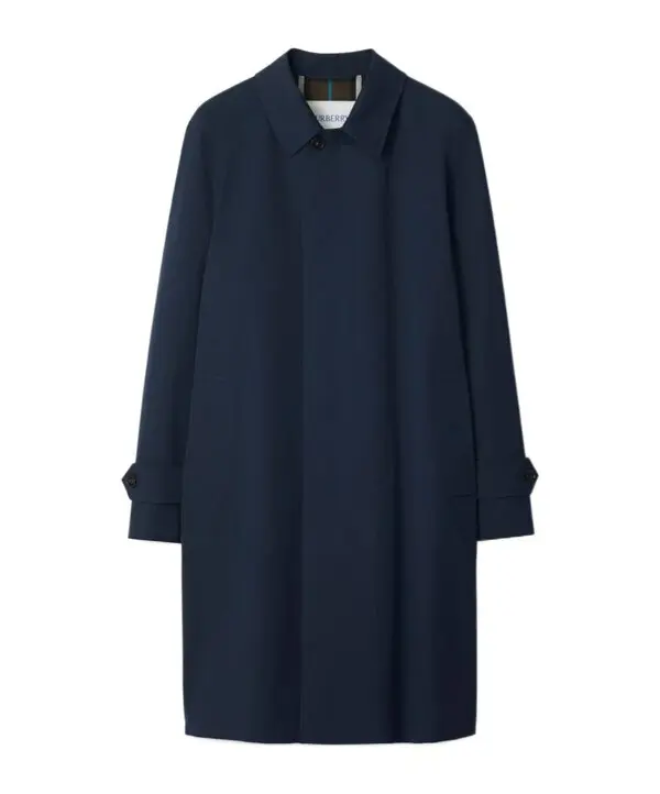 Burberry Long Gabardine Car Coat
