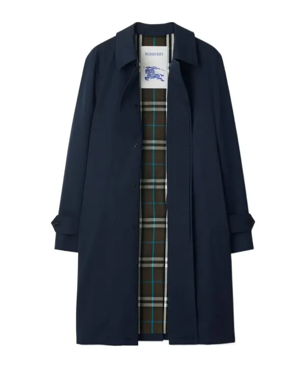 Burberry Long Gabardine Car Coat
