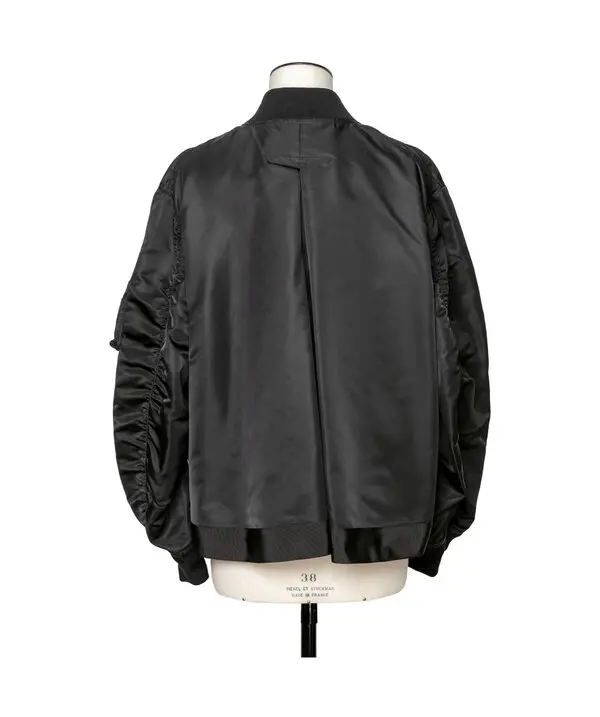 Sacai Zip-up Bomber Jacket - Black