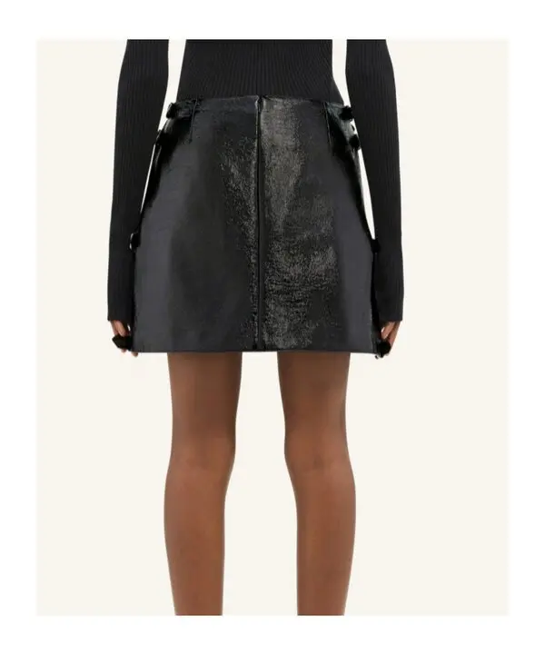 COURREGES Vinyl Mini Skirt