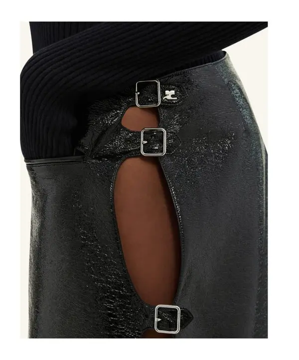 COURREGES Vinyl Mini Skirt