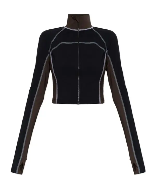 Fendi Cropped Training Top With Logo Print
