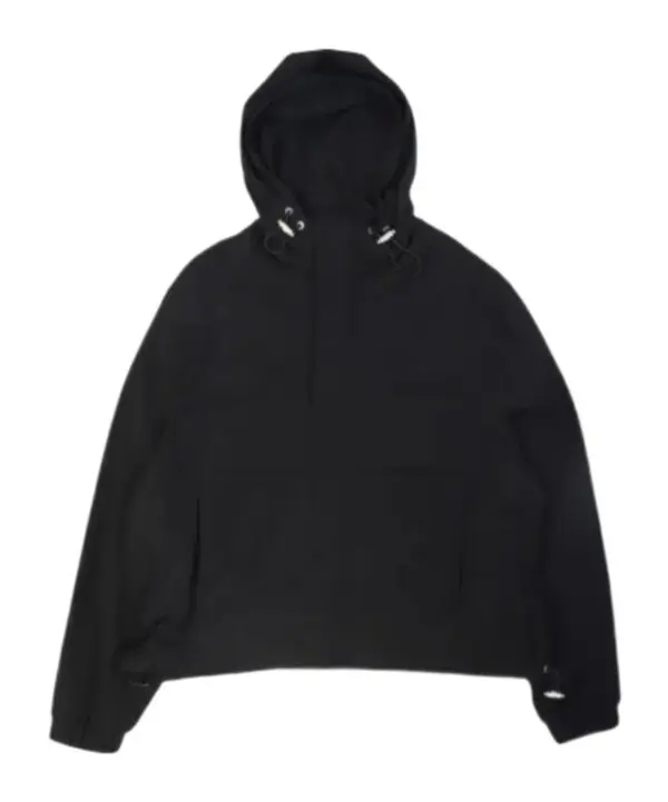 Ami Windbreaker Hooded Jacket - Black