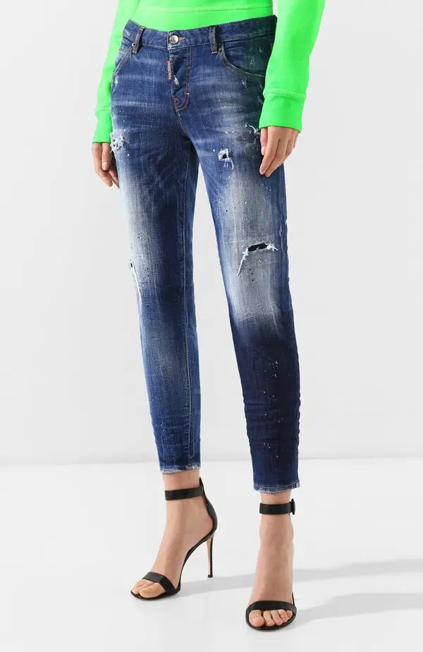 Dsquared2 Pierced Detail Jeans