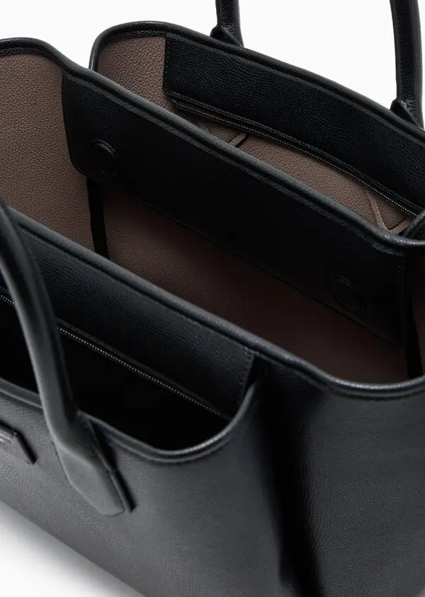 Emporio Armani Logo Patch Tote Bag