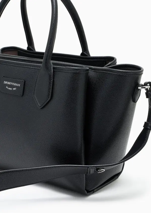 Emporio Armani Logo Patch Tote Bag