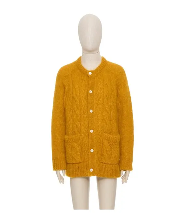Valentino Garavani Long Sleeve Button-up Sweater