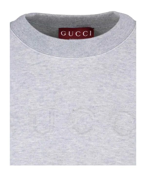 Gucci Embossed Jersey Sweatshirt - Gray