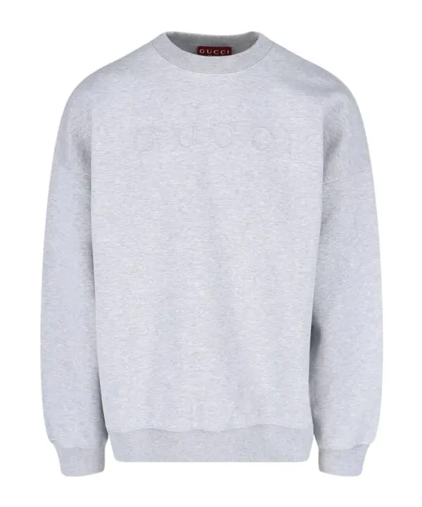 Gucci Embossed Logo Crewneck Sweatshirt