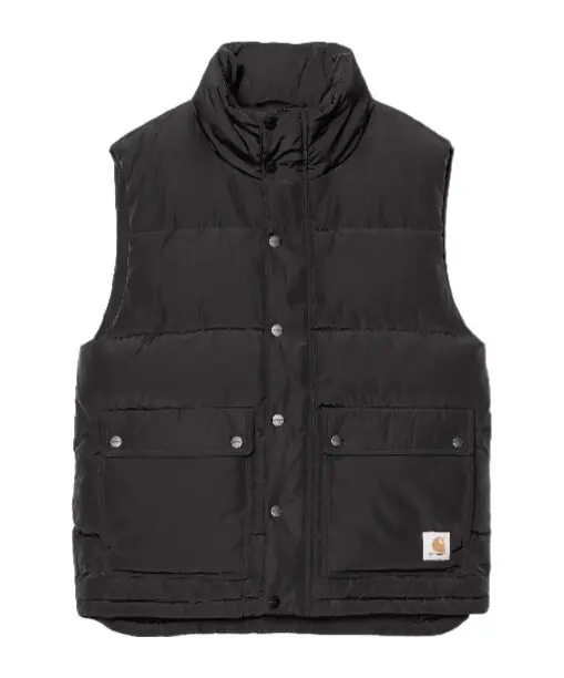 Carhartt Work In Progress Brent Puffer Vest - Black