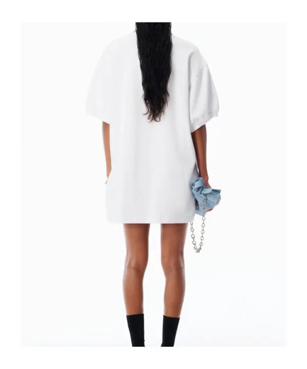 Alexander Wang Short Sleeve Polo Mini Dress