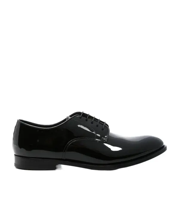 DOUCAL'S Patent Leather Derby Shoes
