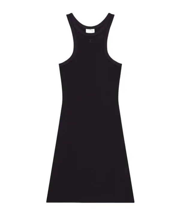 COURREGES Sleeveless Knit Dress