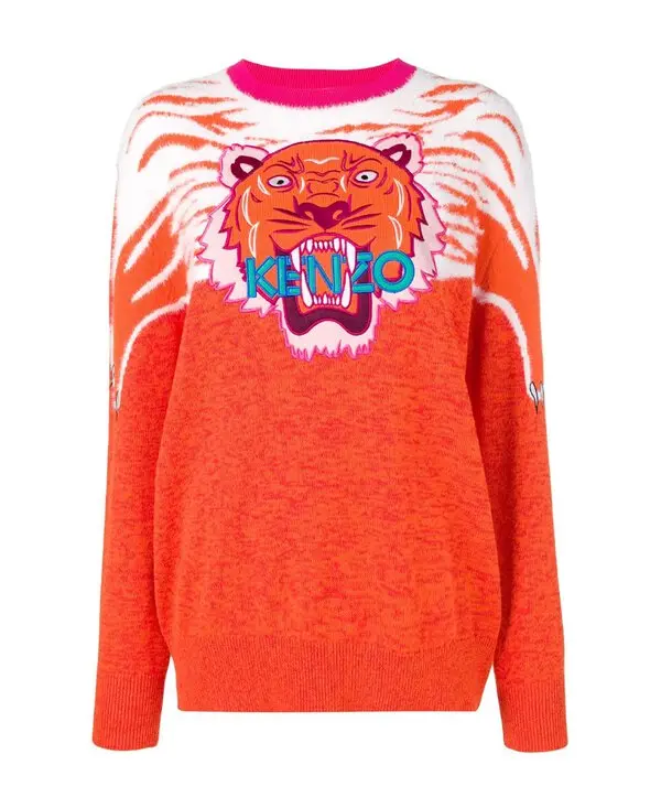 Kenzo Tiger Head Logo Pullover