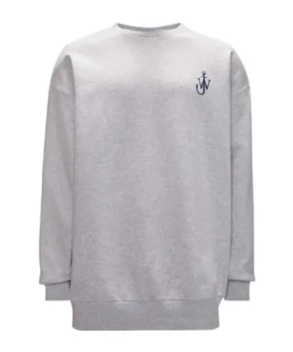 J.W.ANDERSON Jw Anderson Anchor Embroidered Back Printed Sweatshirt