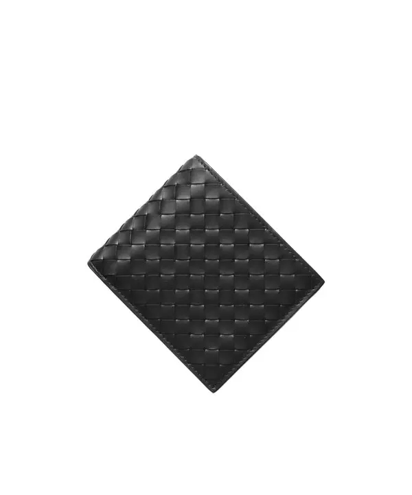 Bottega Veneta Logo Wallet - Black