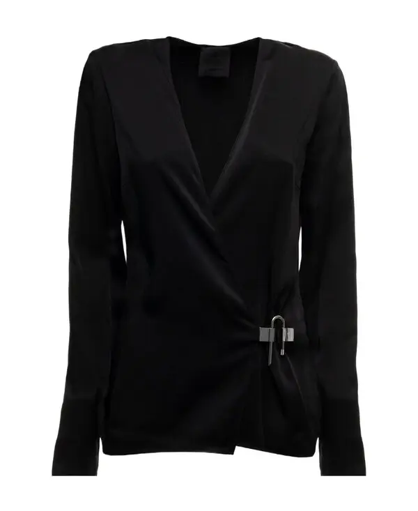 Givenchy Long-sleeve Wrap Top