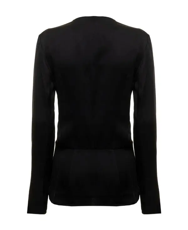 Givenchy Long-sleeve Wrap Top