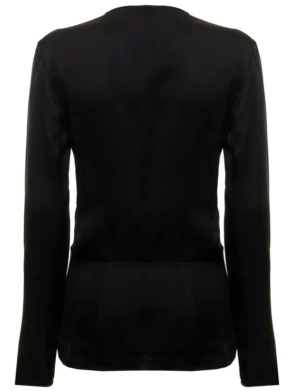 Givenchy Long-sleeve Wrap Top