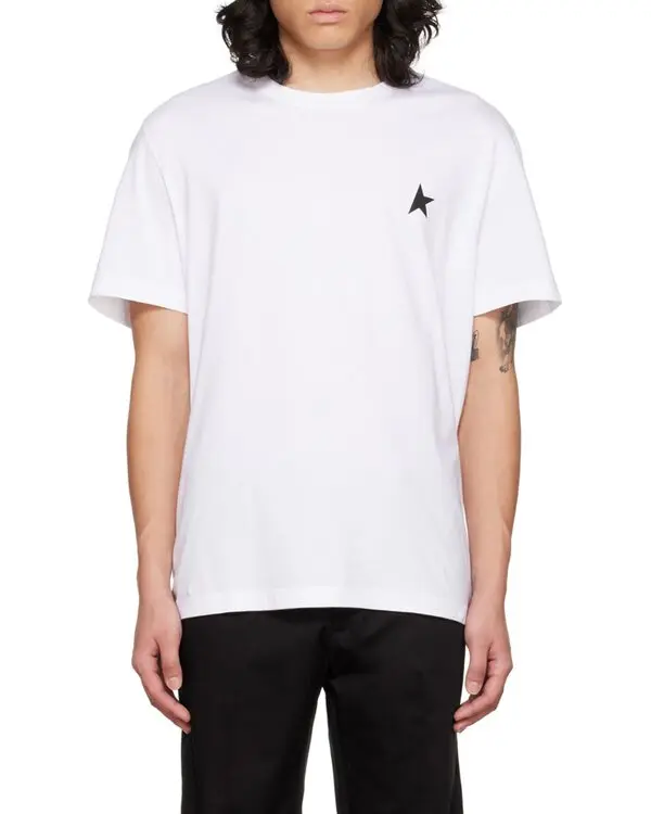 GOLDEN GOOSE Star Printed Crewneck T-shirt - White