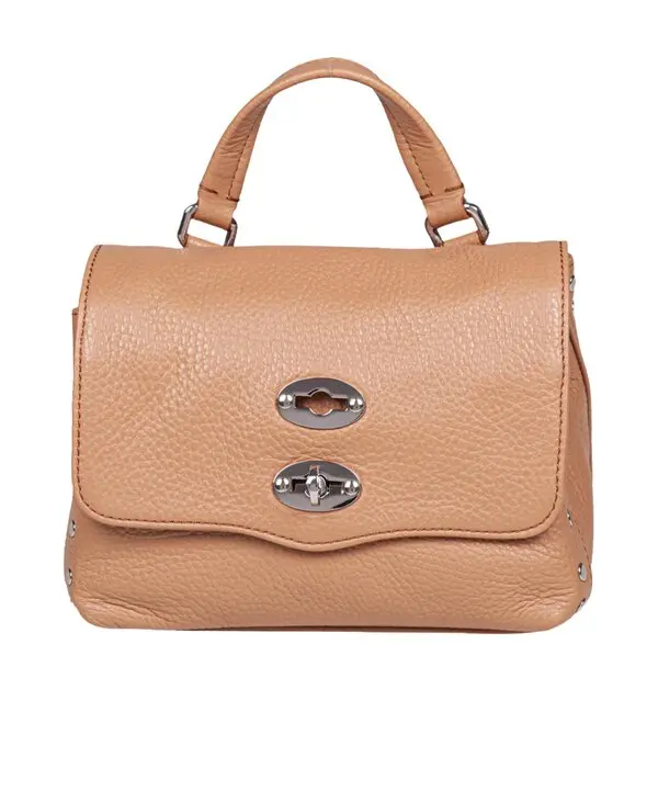ZANELLATO Postina Twist Lock Small Tote Bag - Brown