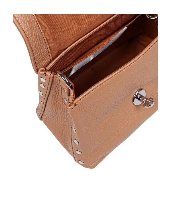 ZANELLATO Postina Small Twist Lock Tote Bag - Brown