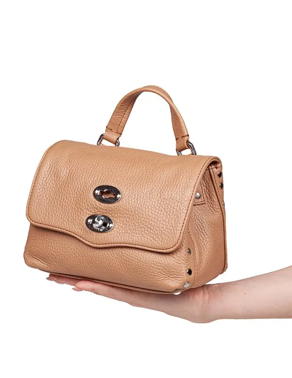 ZANELLATO Postina Small Twist Lock Tote Bag - Brown